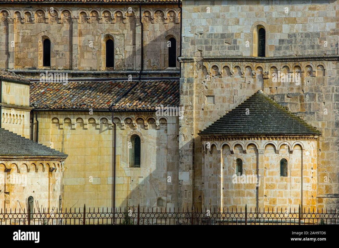 Valvense cathedral of San Pelino, Corfinio, Abruzzo, Italy, Europe ...