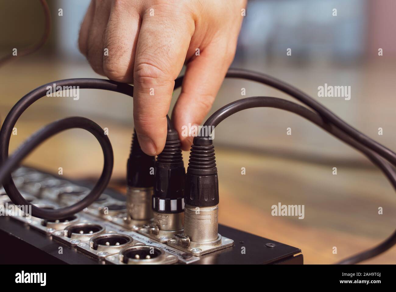 Mixer jack music recording studio hi-res stock photography and images ...