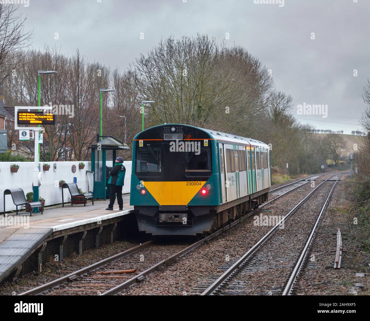 West Midlands Railway Vivarail class 230 230004 at Lidlington railway ...