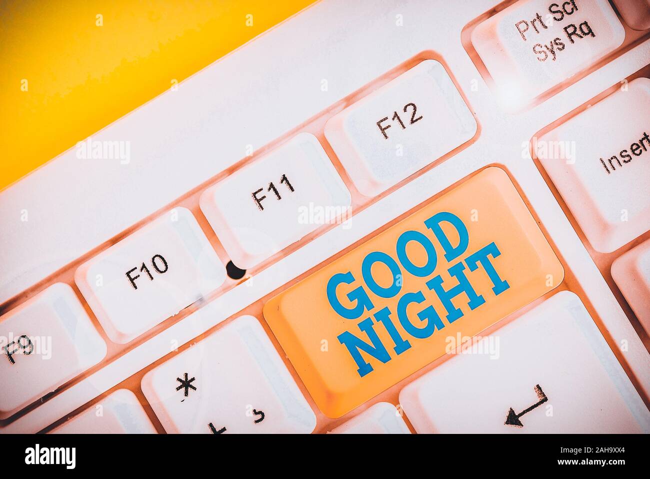 Handwriting text writing Good Night. Conceptual photo expressing good ...