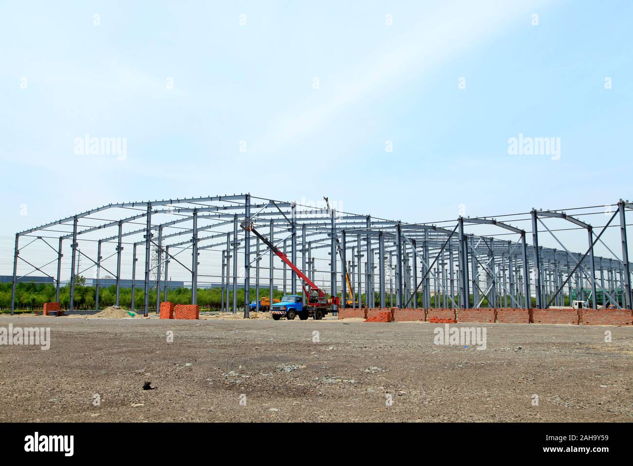 The steel structure Stock Photo - Alamy
