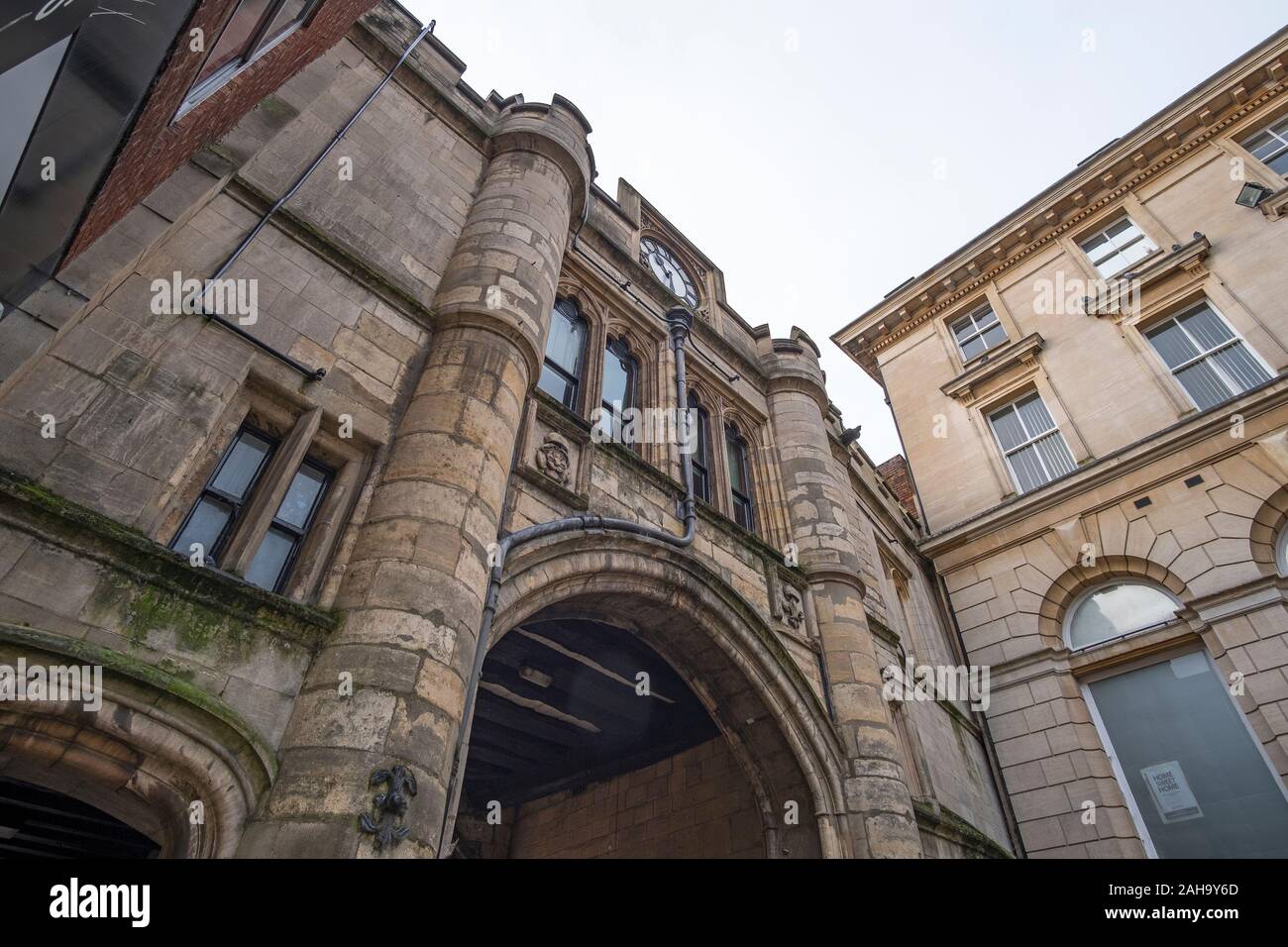 The historic Priory Arch in the city of Lincoln Stock Photo - Alamy