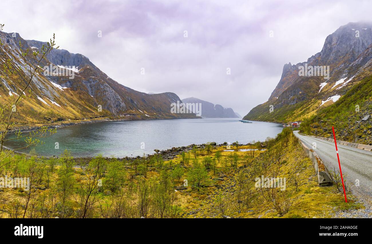 View mountains on senja island hi-res stock photography and images - Alamy