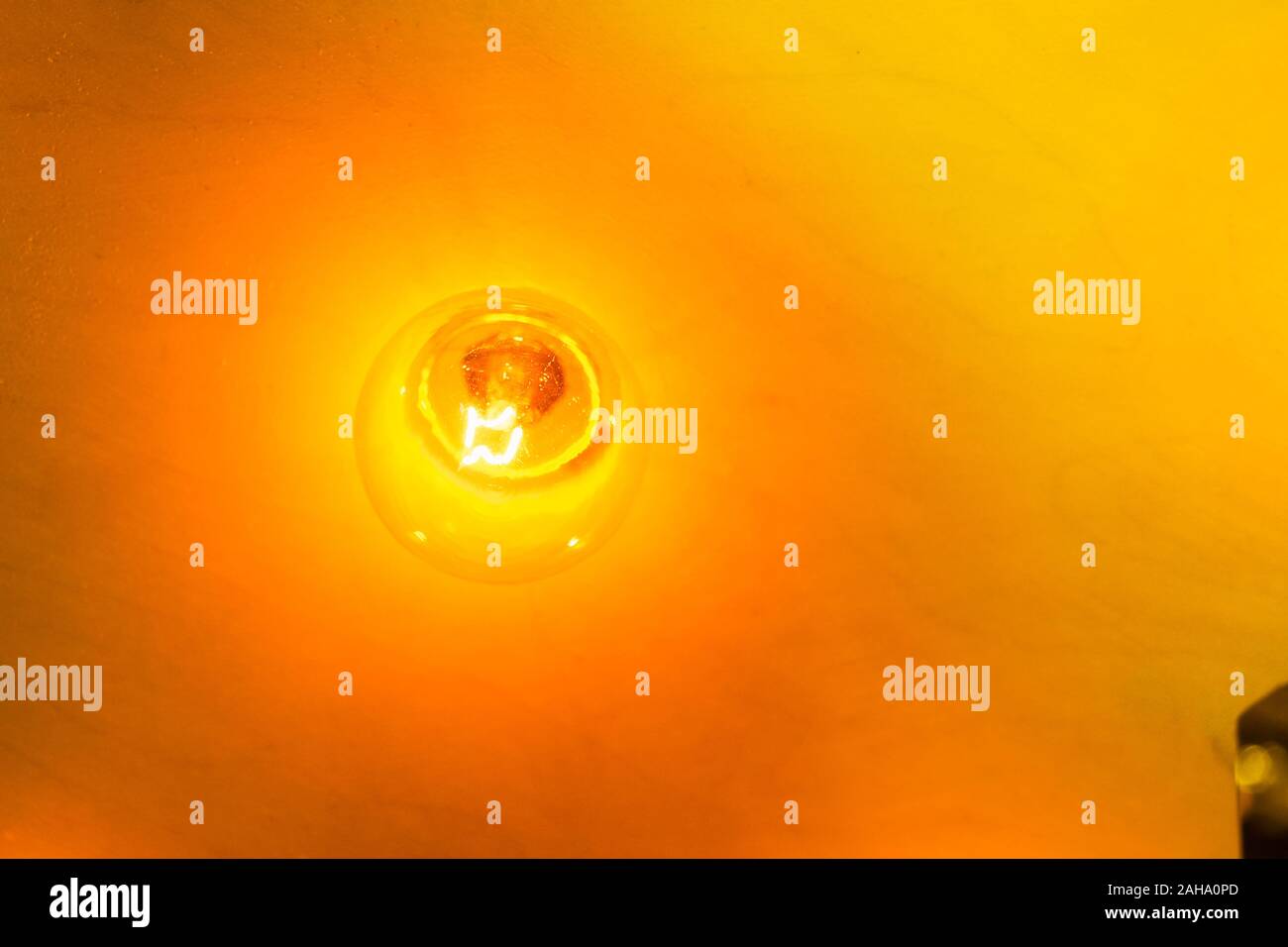 Wooden yellow star with bulb lights lit on it christmas background ...