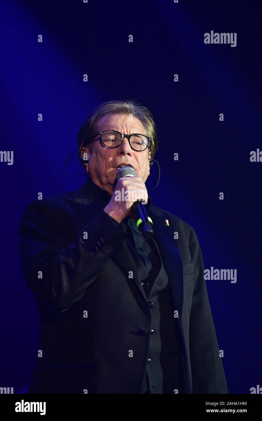 The italian singer Nino D'Angelo performing live at PalaPartenope in ...