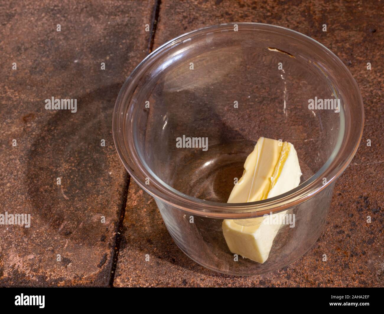 home baked cookies, butter in a glass container Stock Photo - Alamy