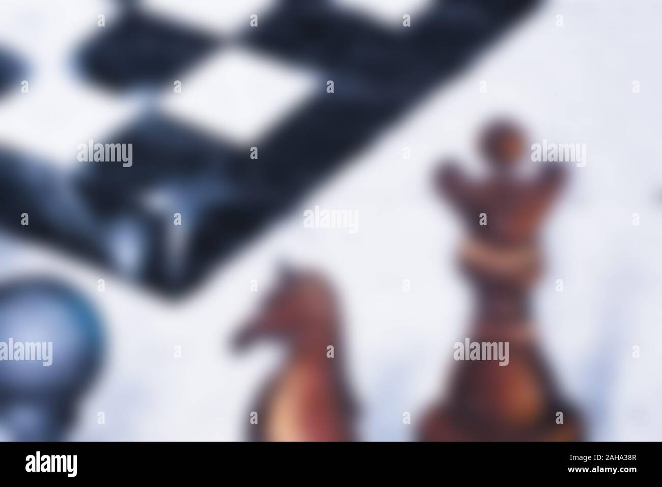 Artistic graffiti chess blurred elements on a grunge white brick wall ...