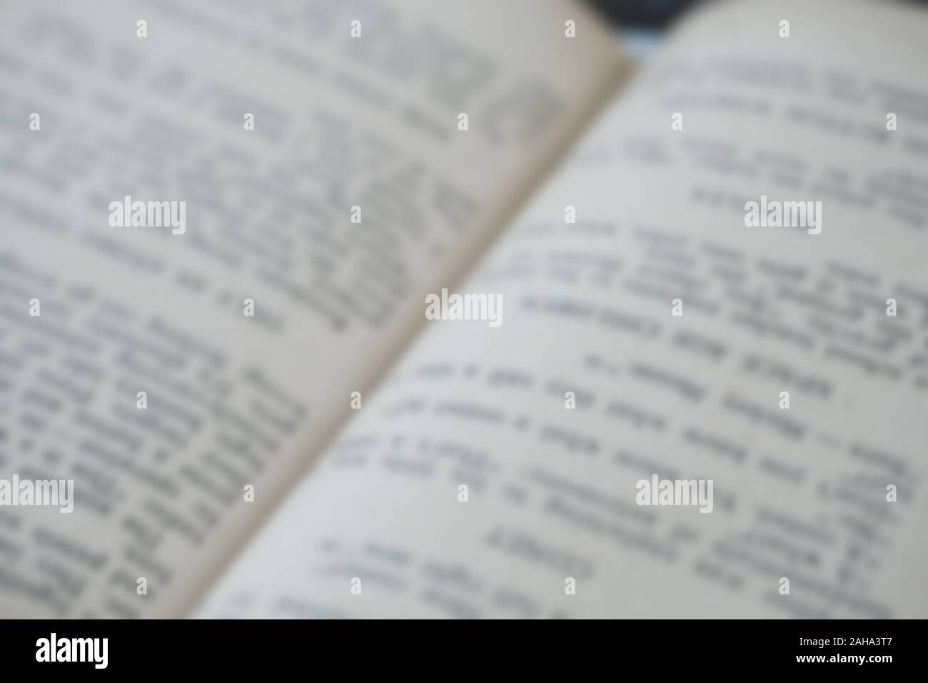 Opened old german book's pages blurred close-up background Stock Photo ...