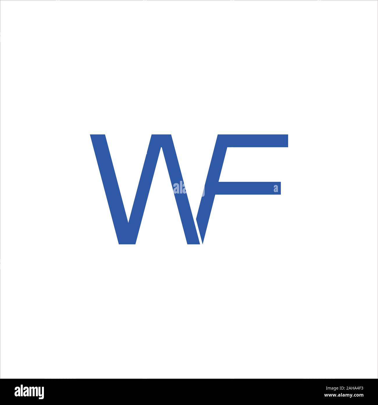 Initial letter fw or wf logo design template Stock Vector Image & Art ... Initial letter fw or wf logo design template Stock Vector Image & Art ...