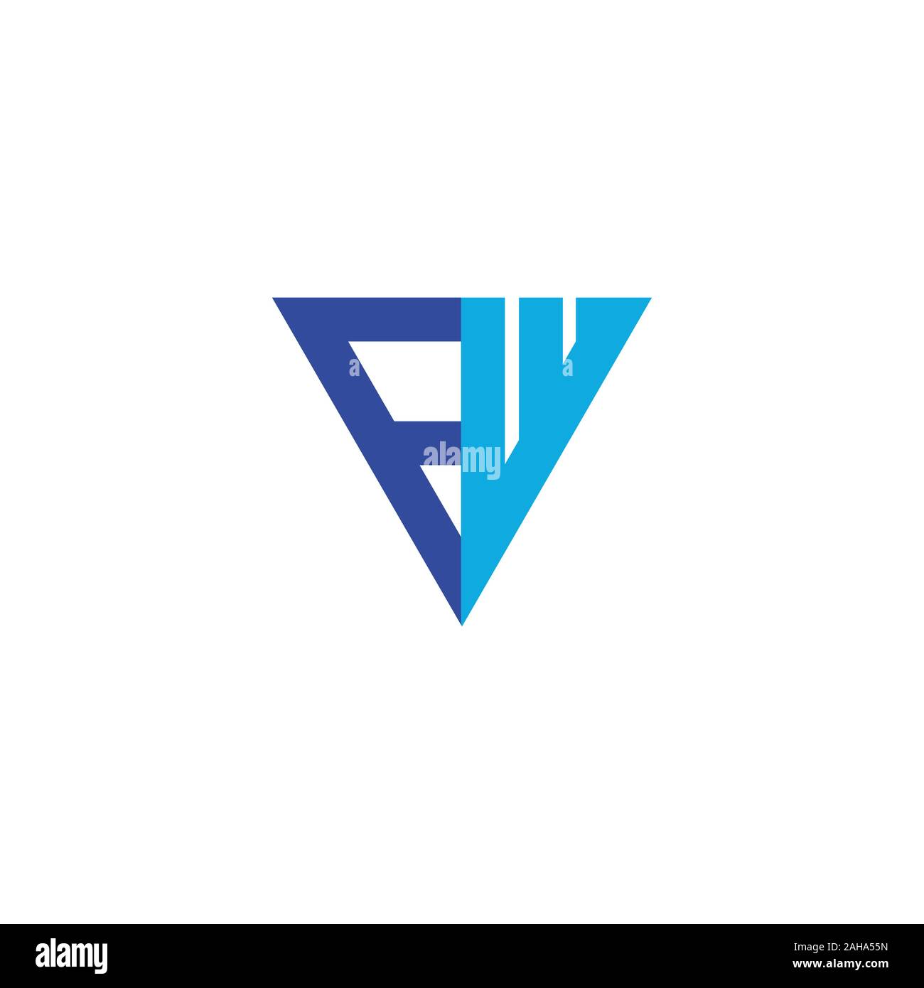 Initial letter fw or wf logo design template Stock Vector Image & Art ...