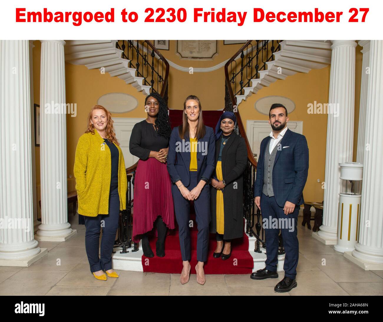 Embargoed to 2230 Friday December 27 New Year's Honours recipients ...