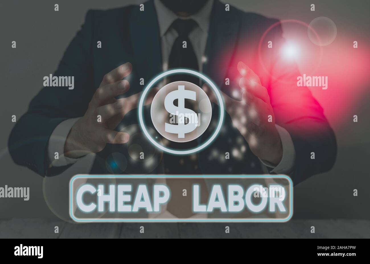 Word writing text Cheap Labor. Business photo showcasing when a ...