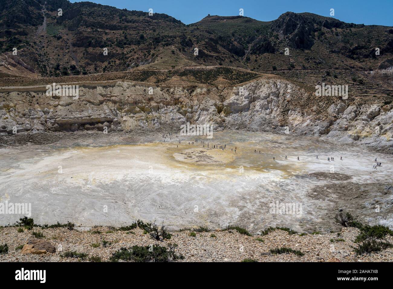 Trip to the Nisyros volcano Stock Photo - Alamy