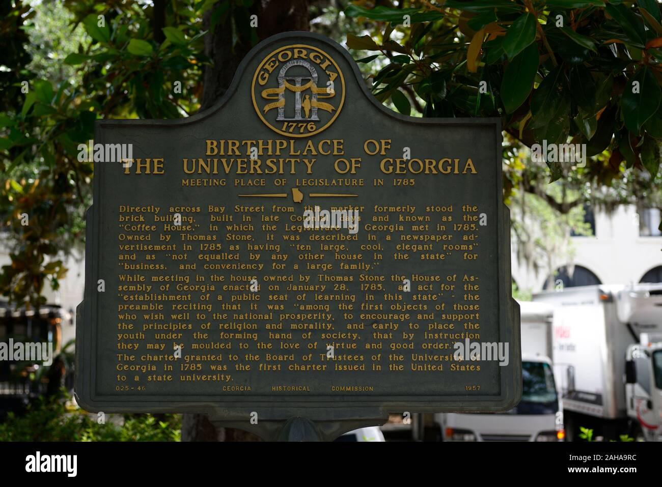 Georgia historical marker hi-res stock photography and images - Alamy