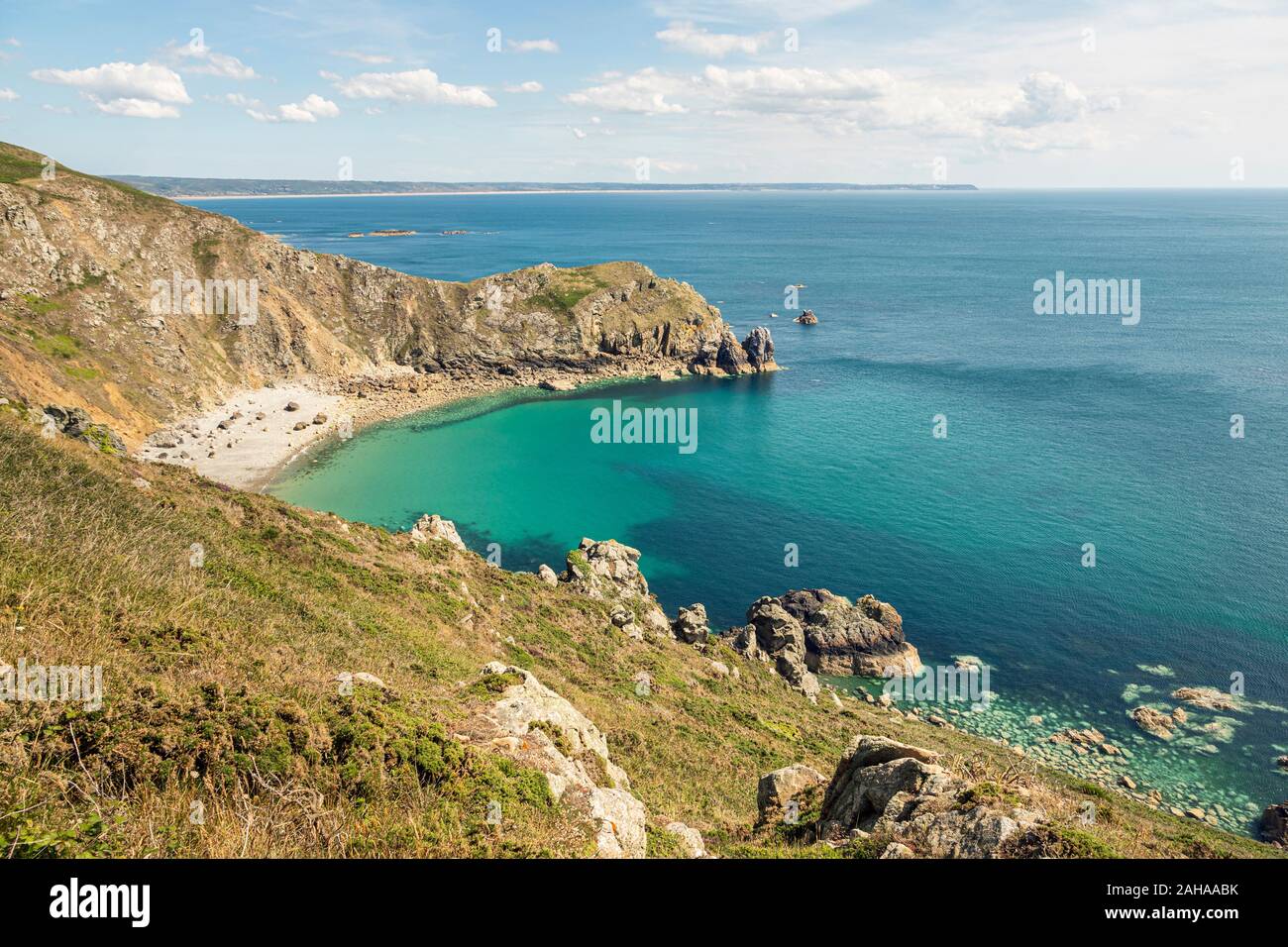Nez de Jobourg is a well-known and popular landmark on the Norman coast ...