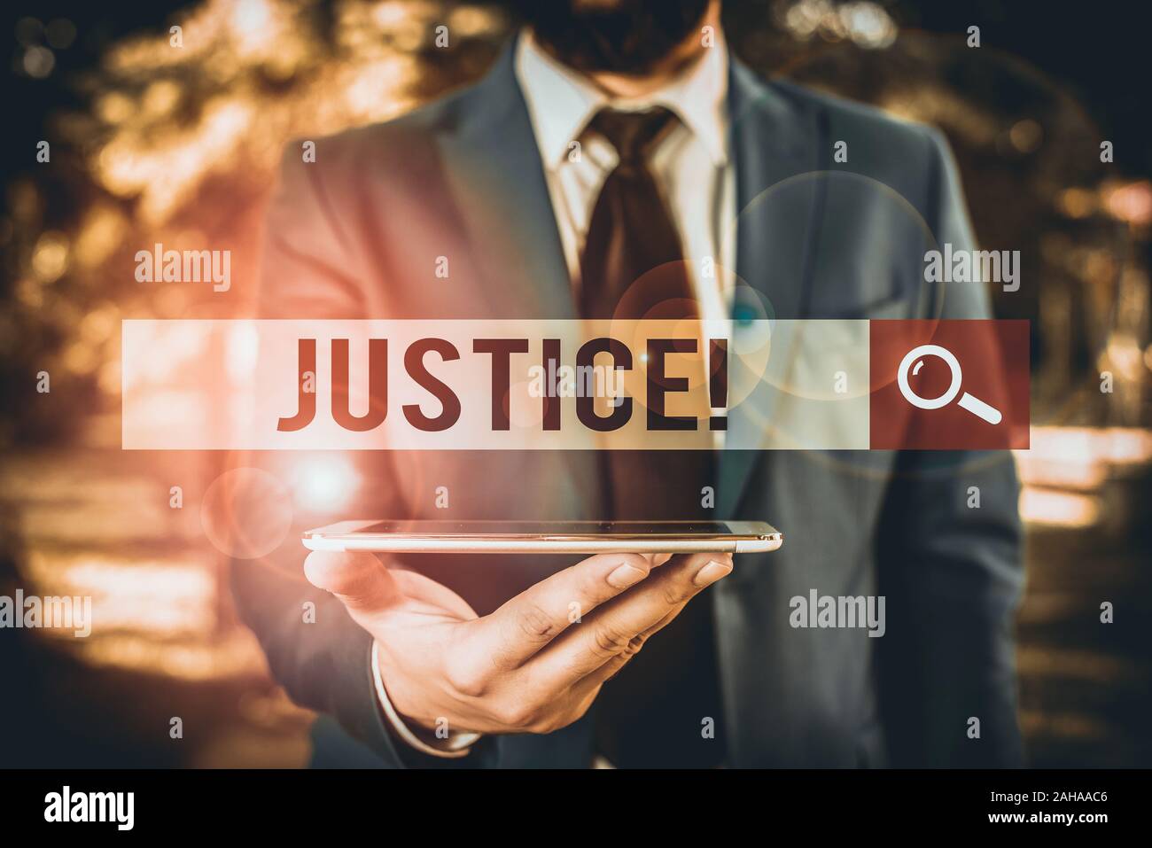 Handwriting text writing Justice. Conceptual photo impartial adjustment ...
