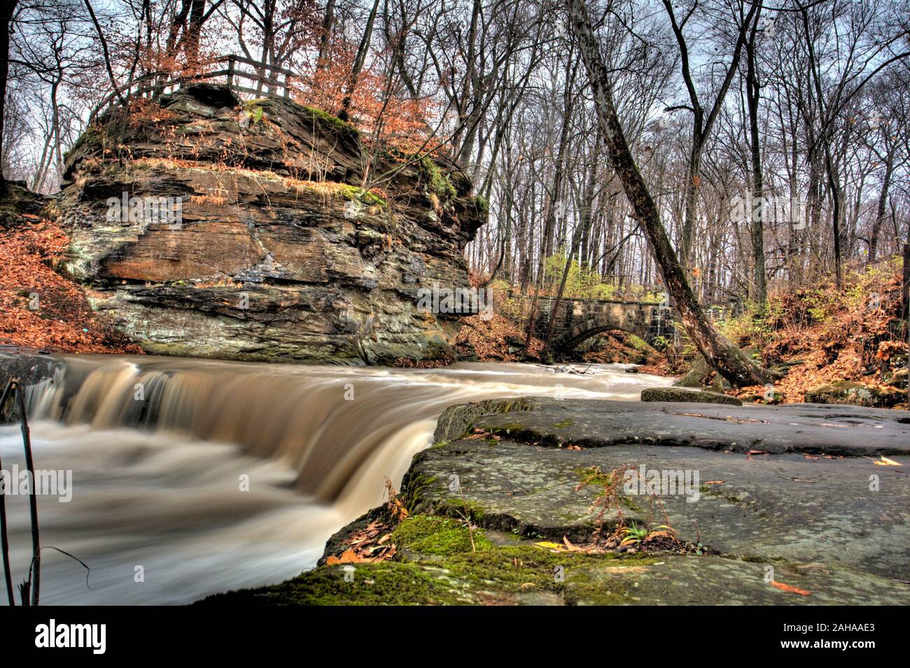 David Fortier Park, Olmsted Falls, Ohio Stock Photo - Alamy