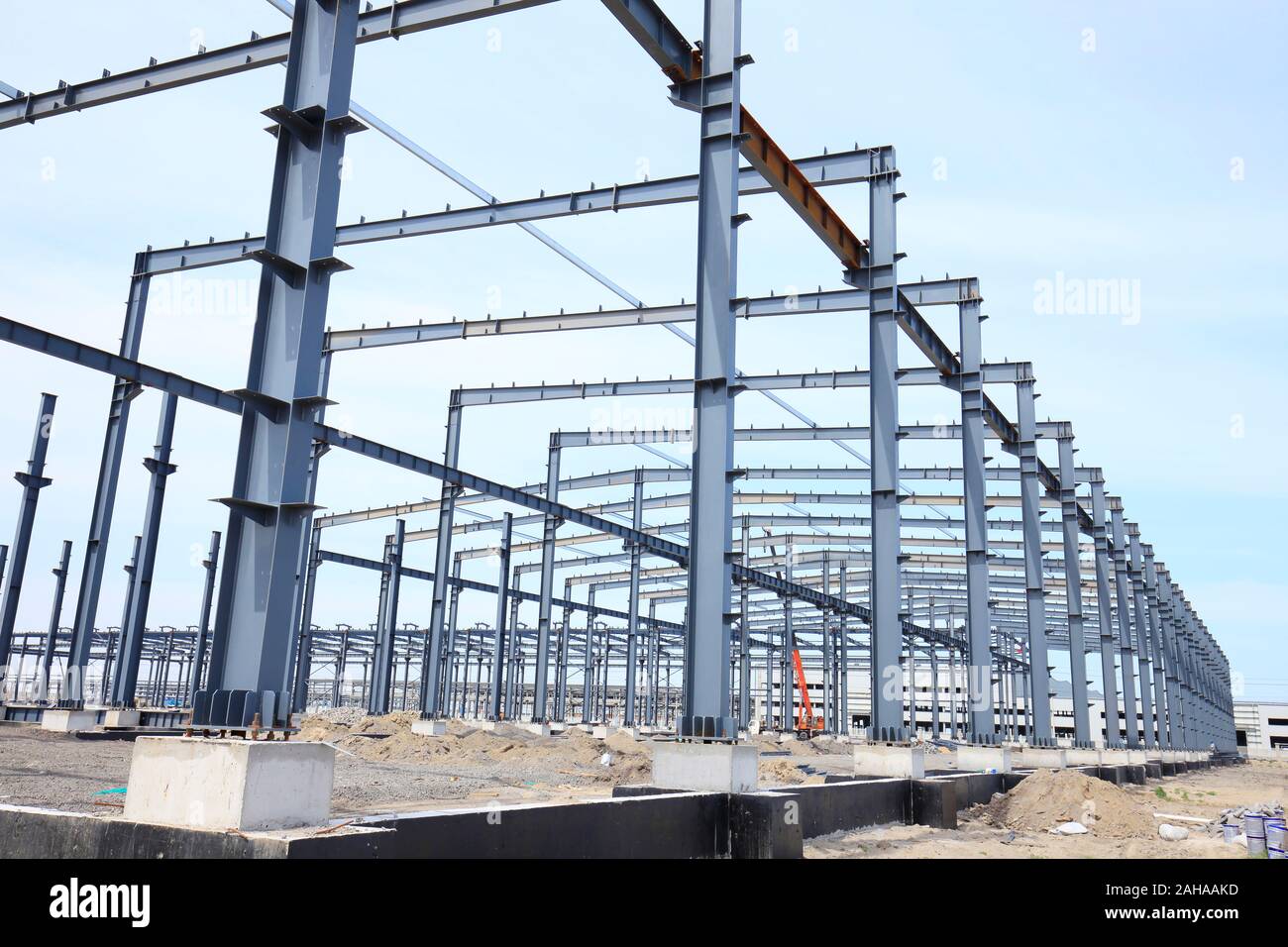 The steel structure Stock Photo - Alamy