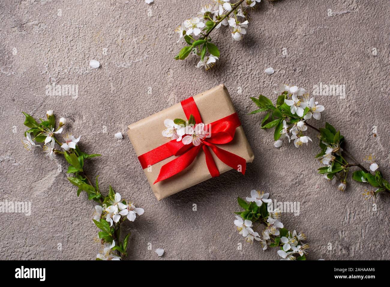 Cherry plum blossom gift hi-res stock photography and images - Alamy