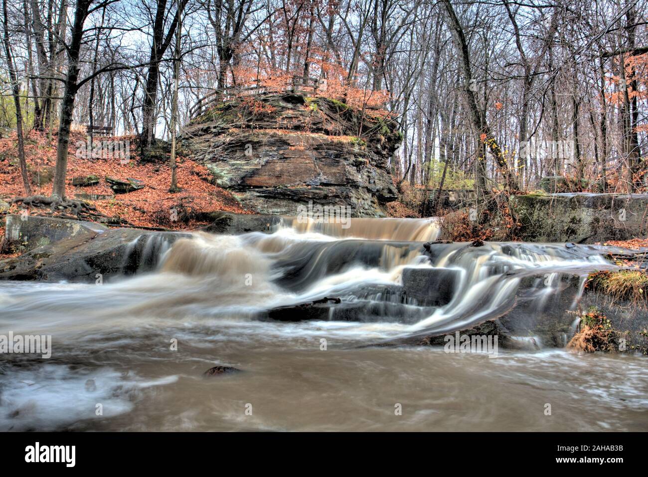 David Fortier Park, Olmsted Falls, Ohio Stock Photo - Alamy