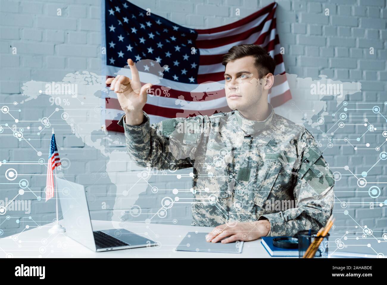 Office data visualization hi-res stock photography and images - Alamy