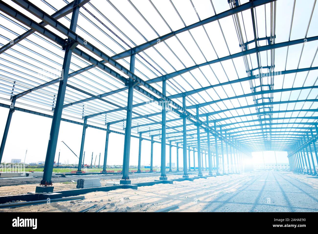 The steel structure Stock Photo - Alamy