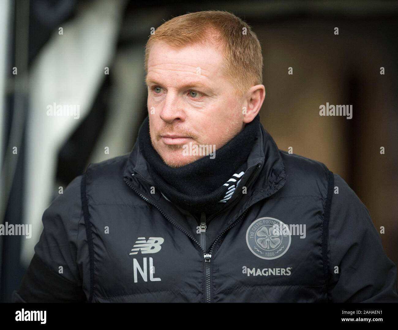 Celtic manager Neil Lennon during the Scottish Premiership match at St ...