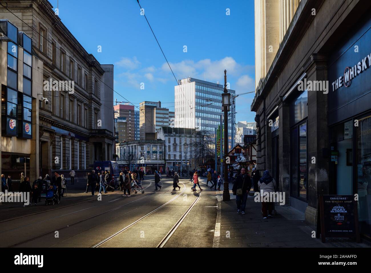 Nottingham City centre South Parade,UK Stock Photo - Alamy