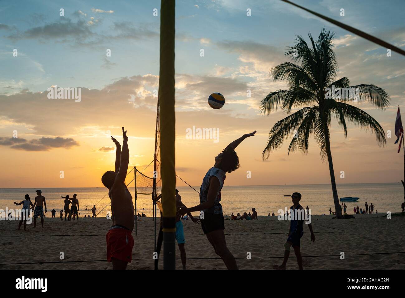 Model beach volleyball hi-res stock photography and images - Alamy