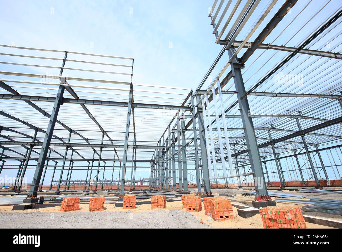 The steel structure Stock Photo - Alamy