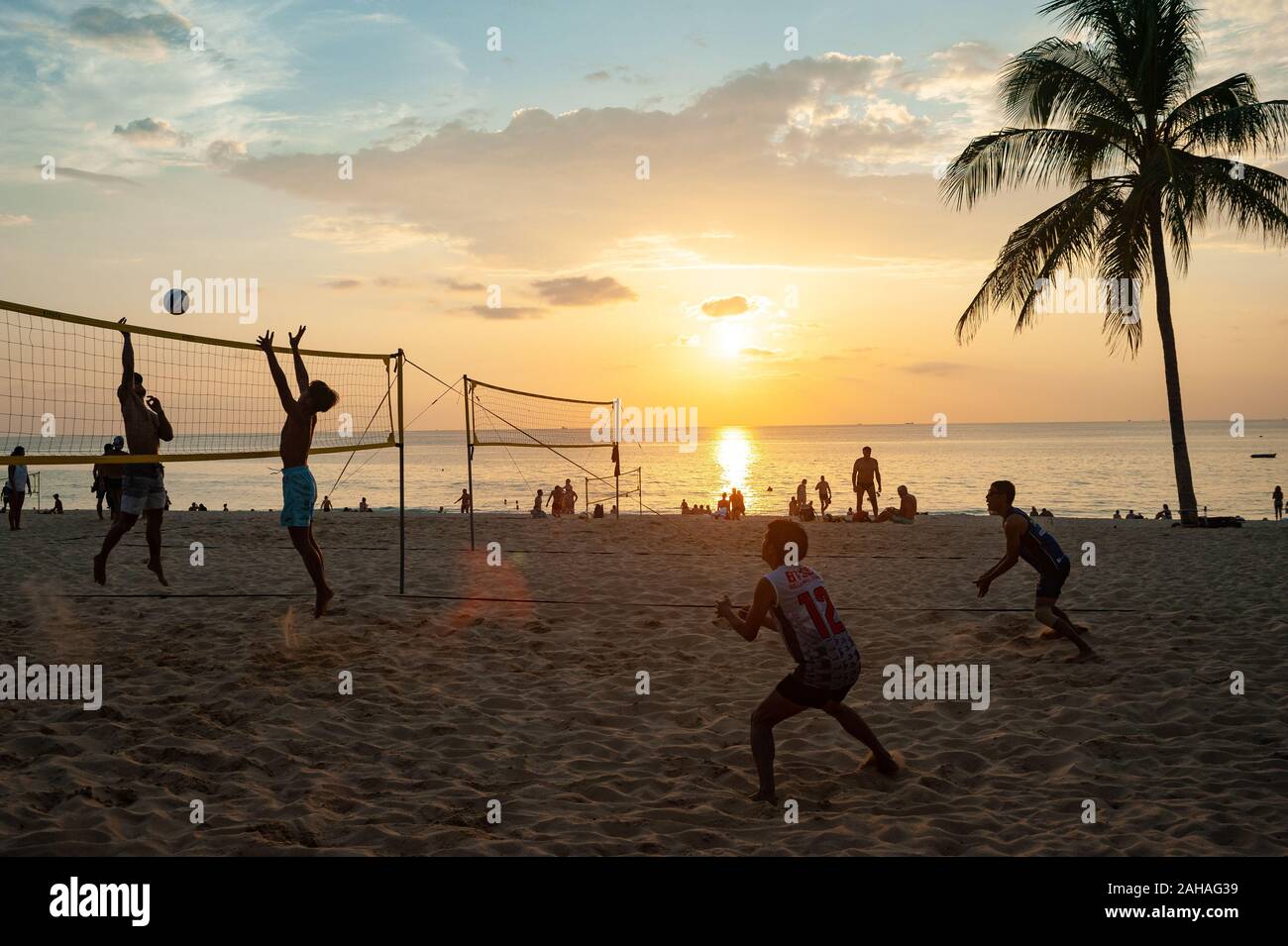 Model beach volleyball hi-res stock photography and images - Alamy