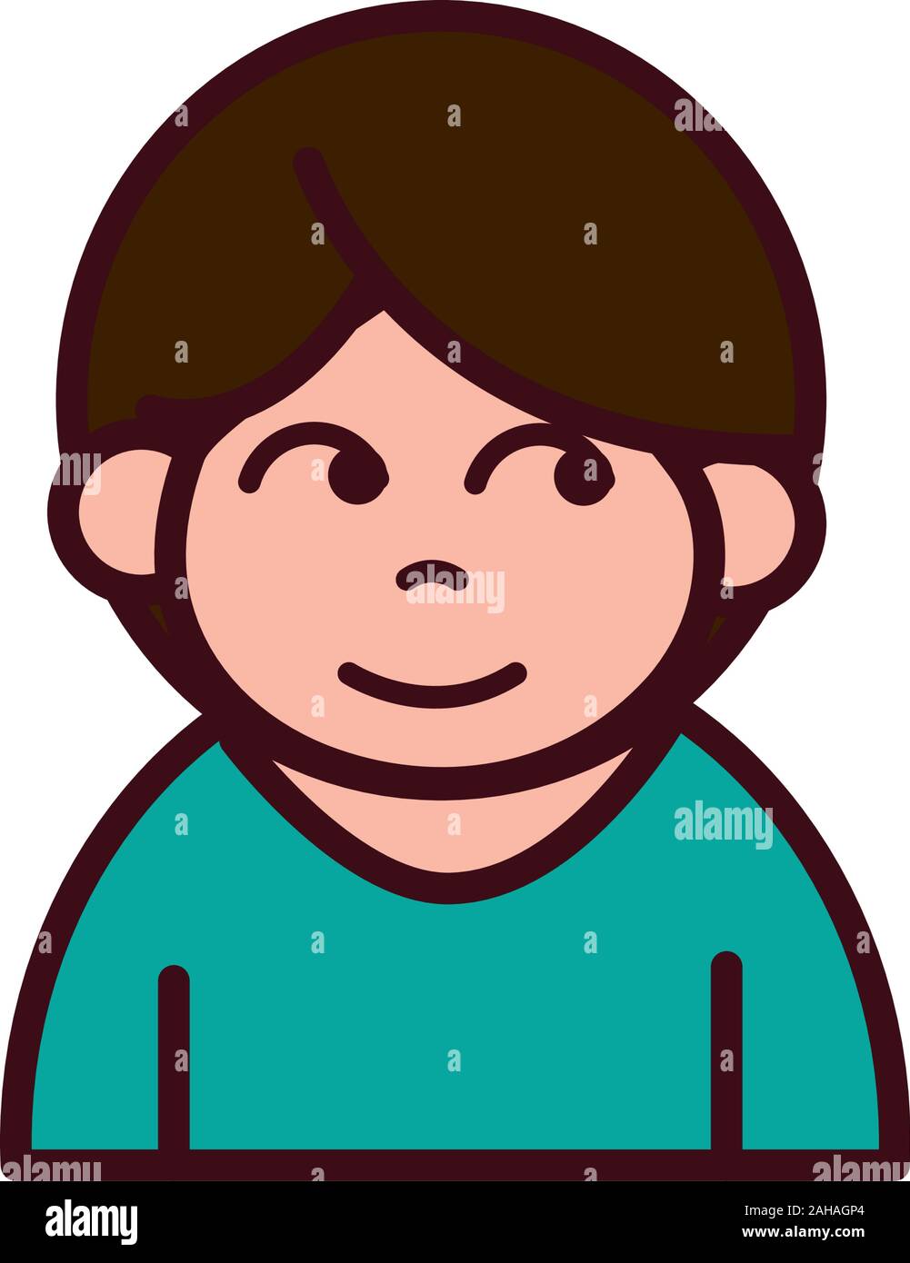 man cartoon character portrait people vector illustration Stock Vector ...