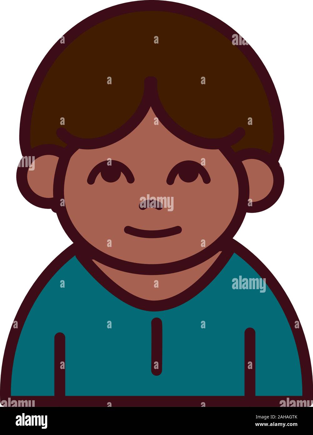 man cartoon character portrait people vector illustration Stock Vector ...