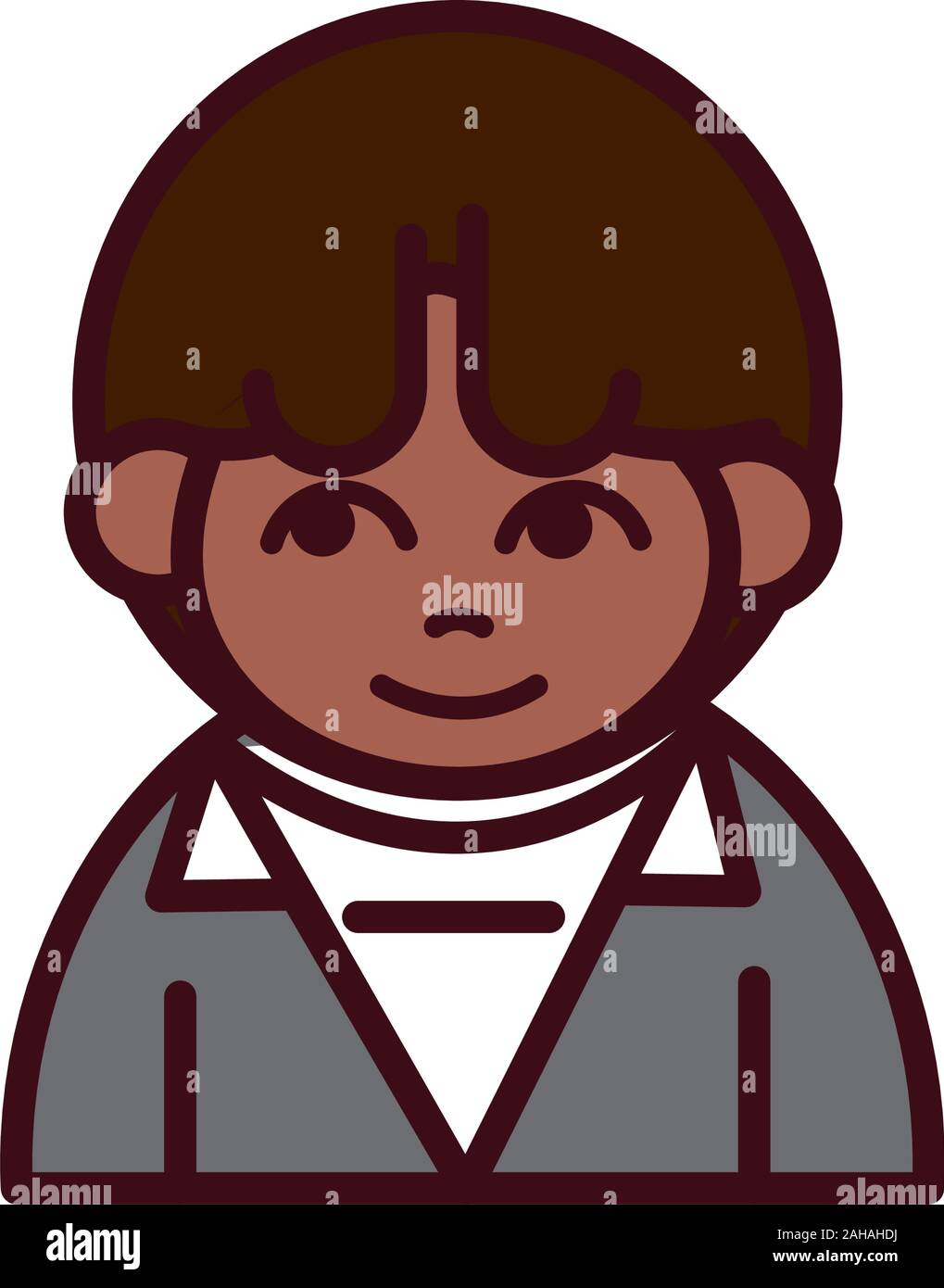 man cartoon character portrait people vector illustration Stock Vector ...