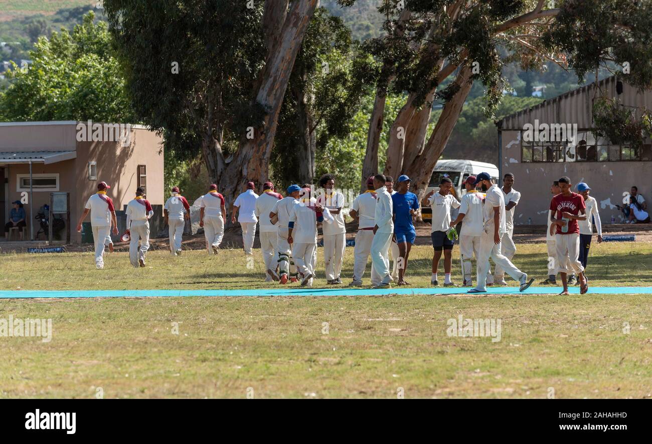Sport cricket shaking hands hi-res stock photography and images - Alamy