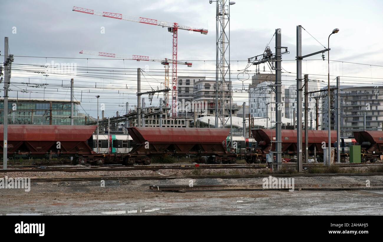Freight train france hi-res stock photography and images - Alamy