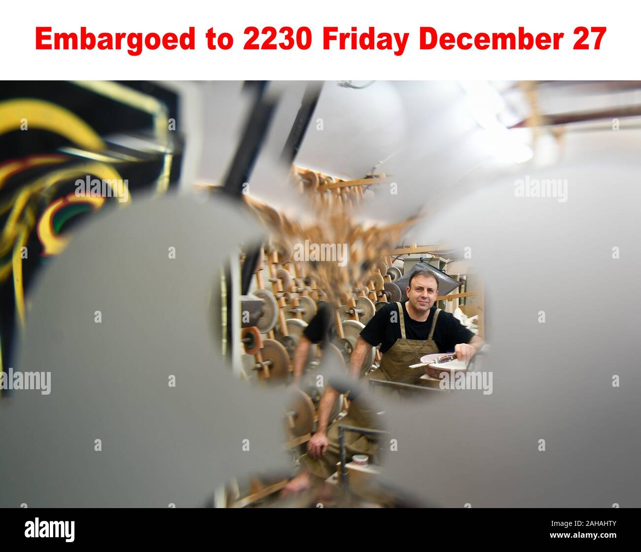 Ornamental glass artist David Smith, who has been awarded an MBE ...