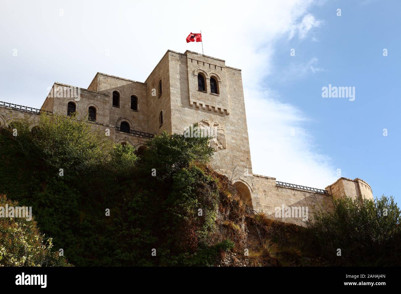 Exterior of the Historical Museum in Kruja Castle, Kruja, Albania Stock ...