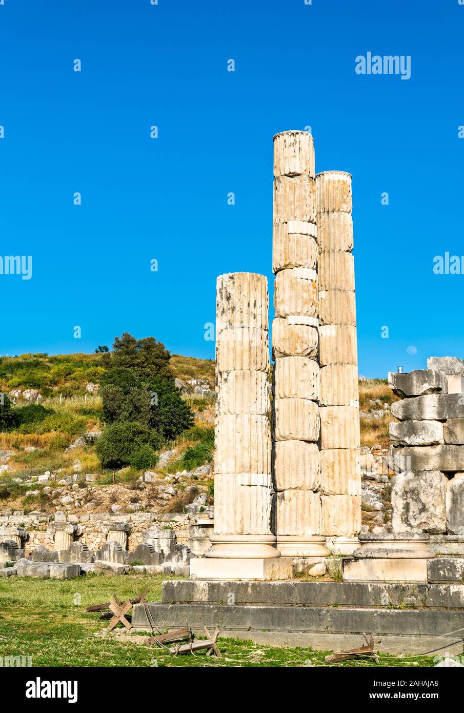Ruins of the Letoon in Turkey Stock Photo - Alamy