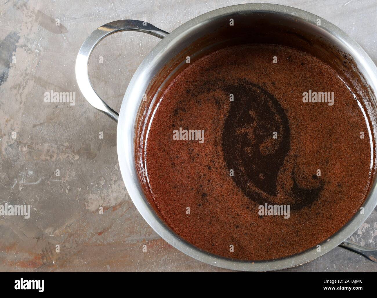 Top view hot chocolate hi-res stock photography and images - Alamy