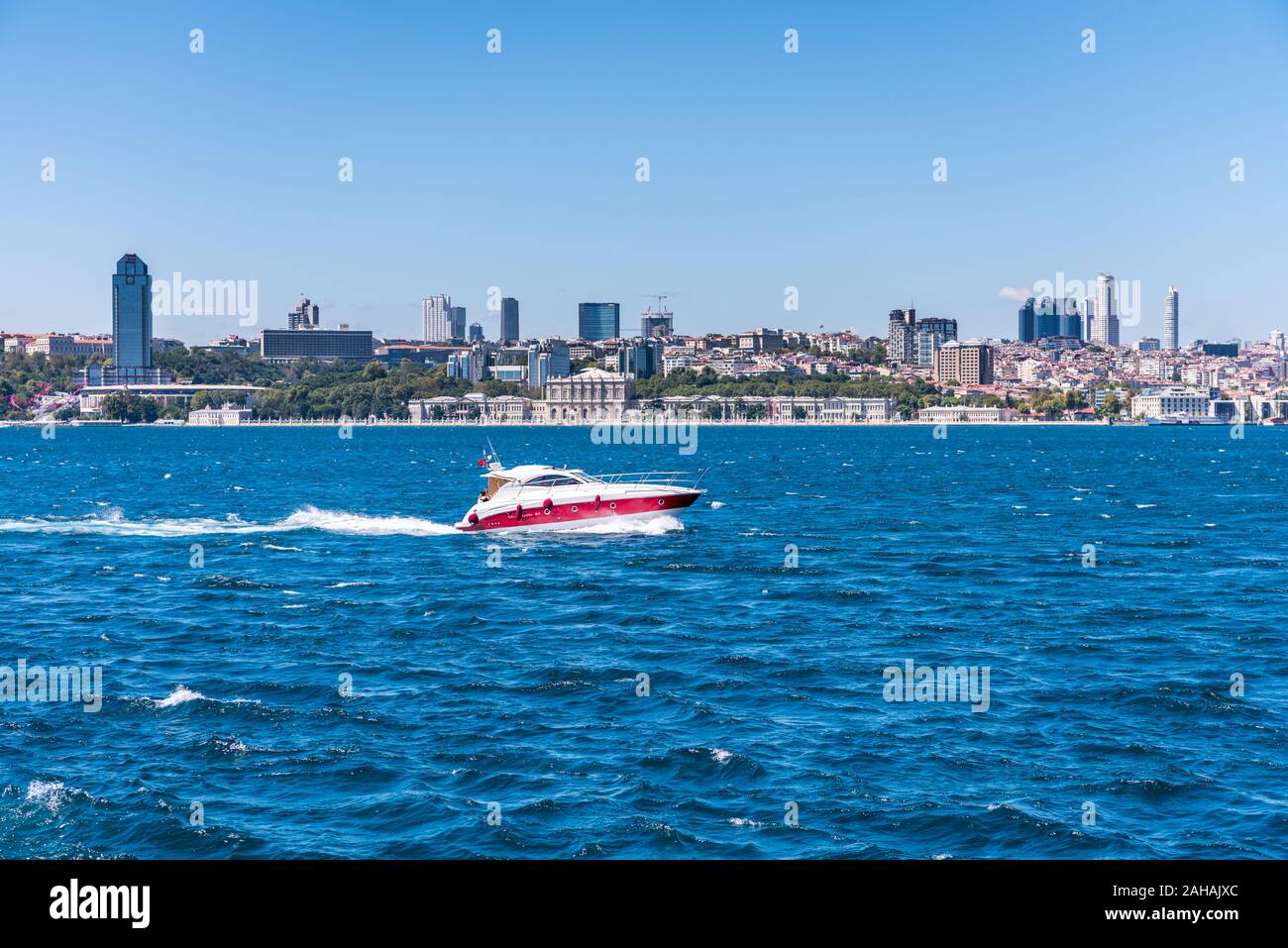 Passenger ships sailing on bosphorus hi-res stock photography and ...