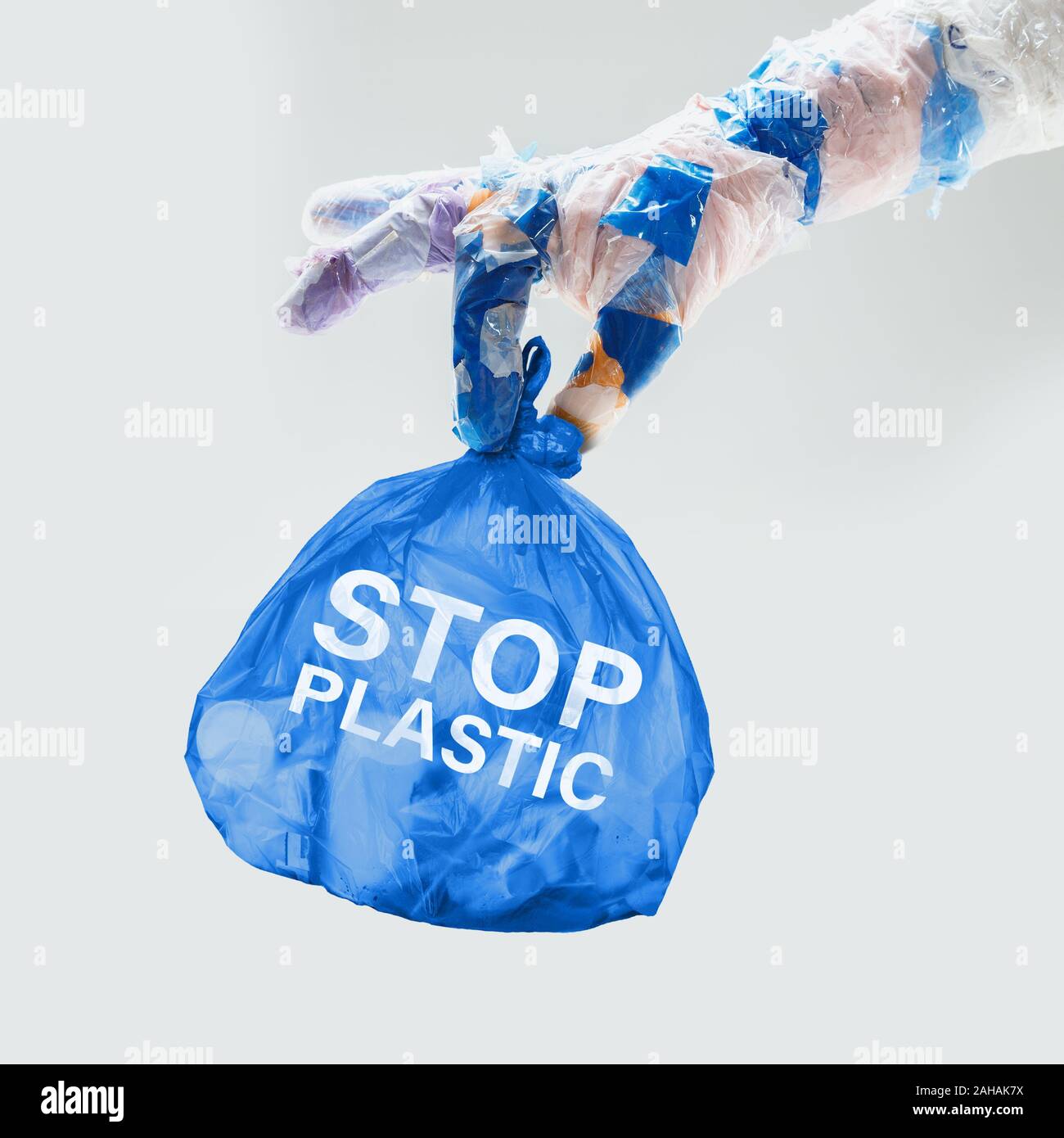 Concept of ecology disaster, environmental pollution, garbage. Stop ...