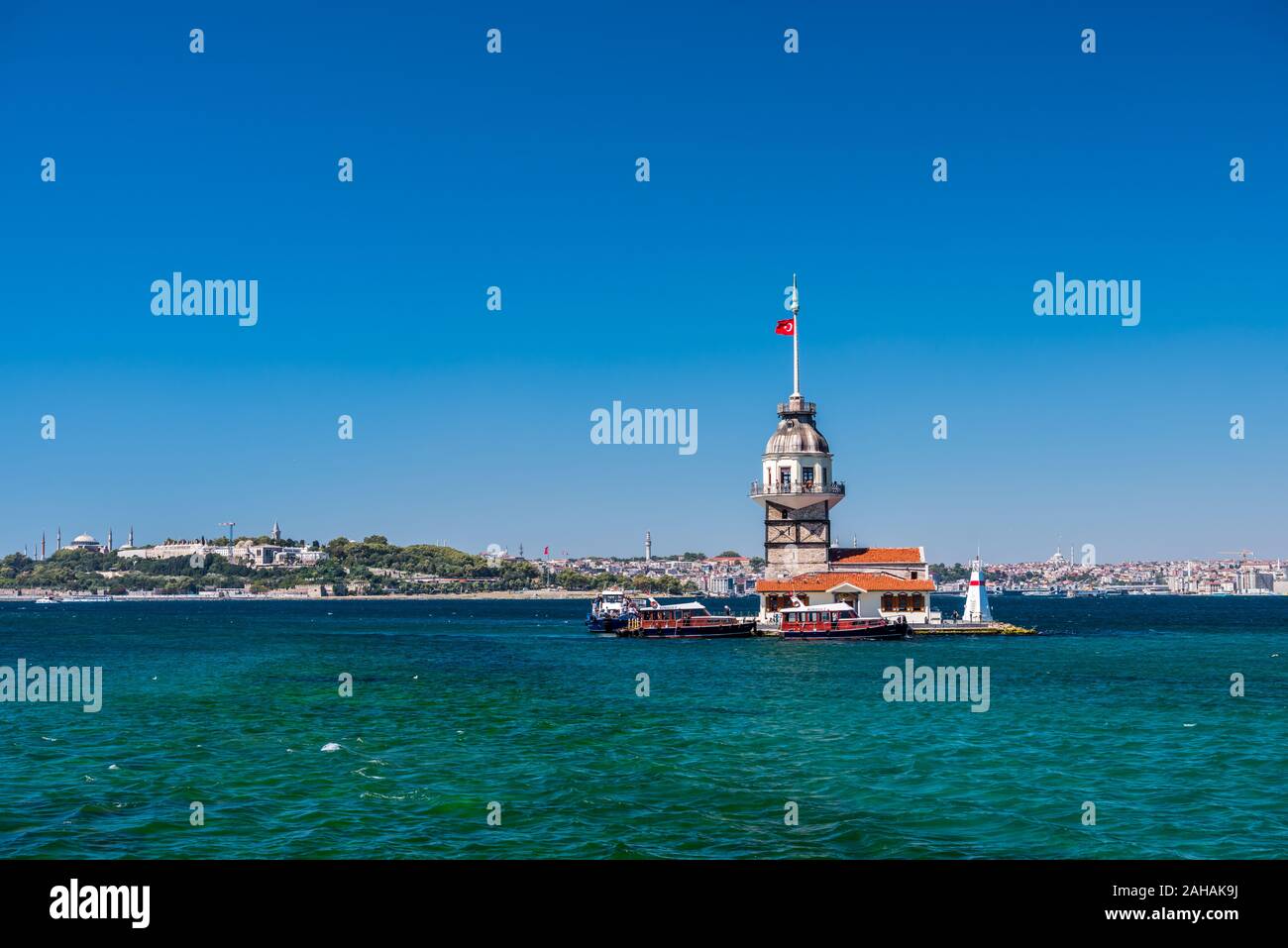 The Maiden's Tower, also known as Leander's Tower since the medieval ...