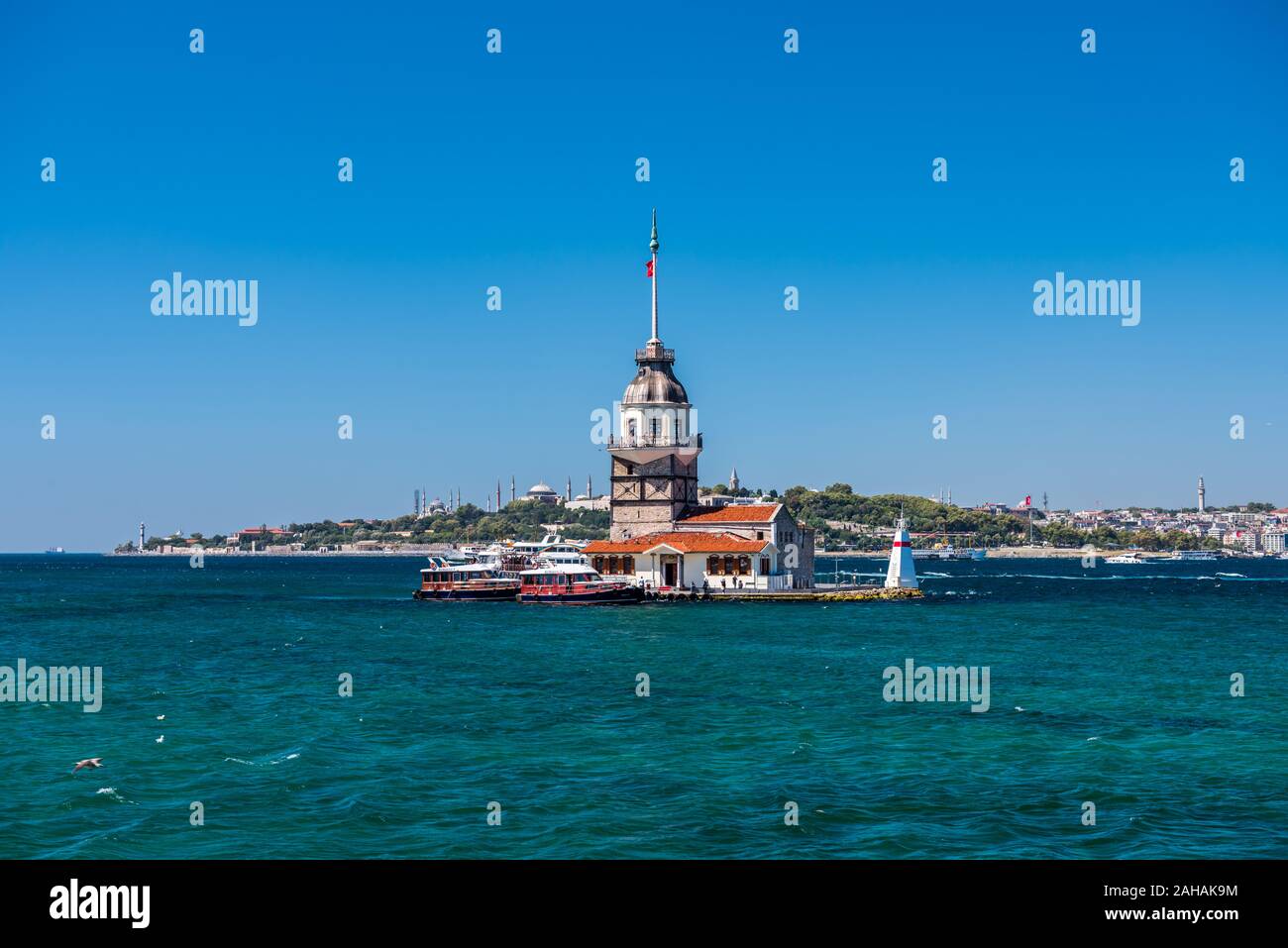 The Maiden's Tower, also known as Leander's Tower since the medieval ...