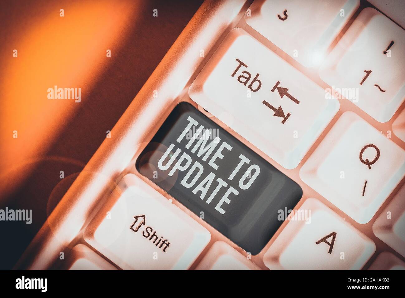 Conceptual hand writing showing Time To Update. Concept meaning The ...