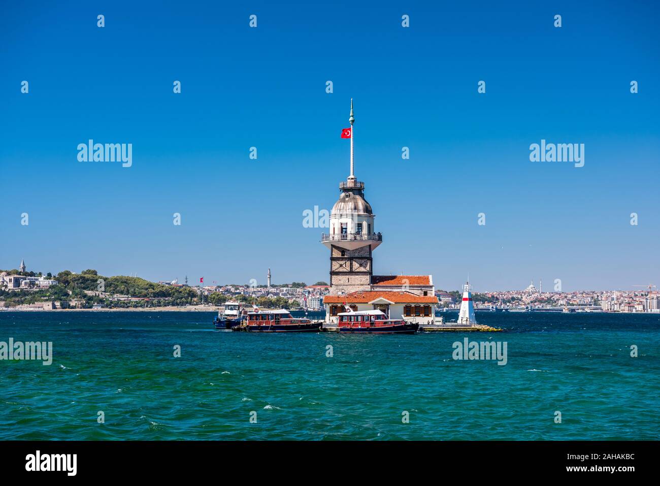 The Maiden's Tower, also known as Leander's Tower since the medieval ...