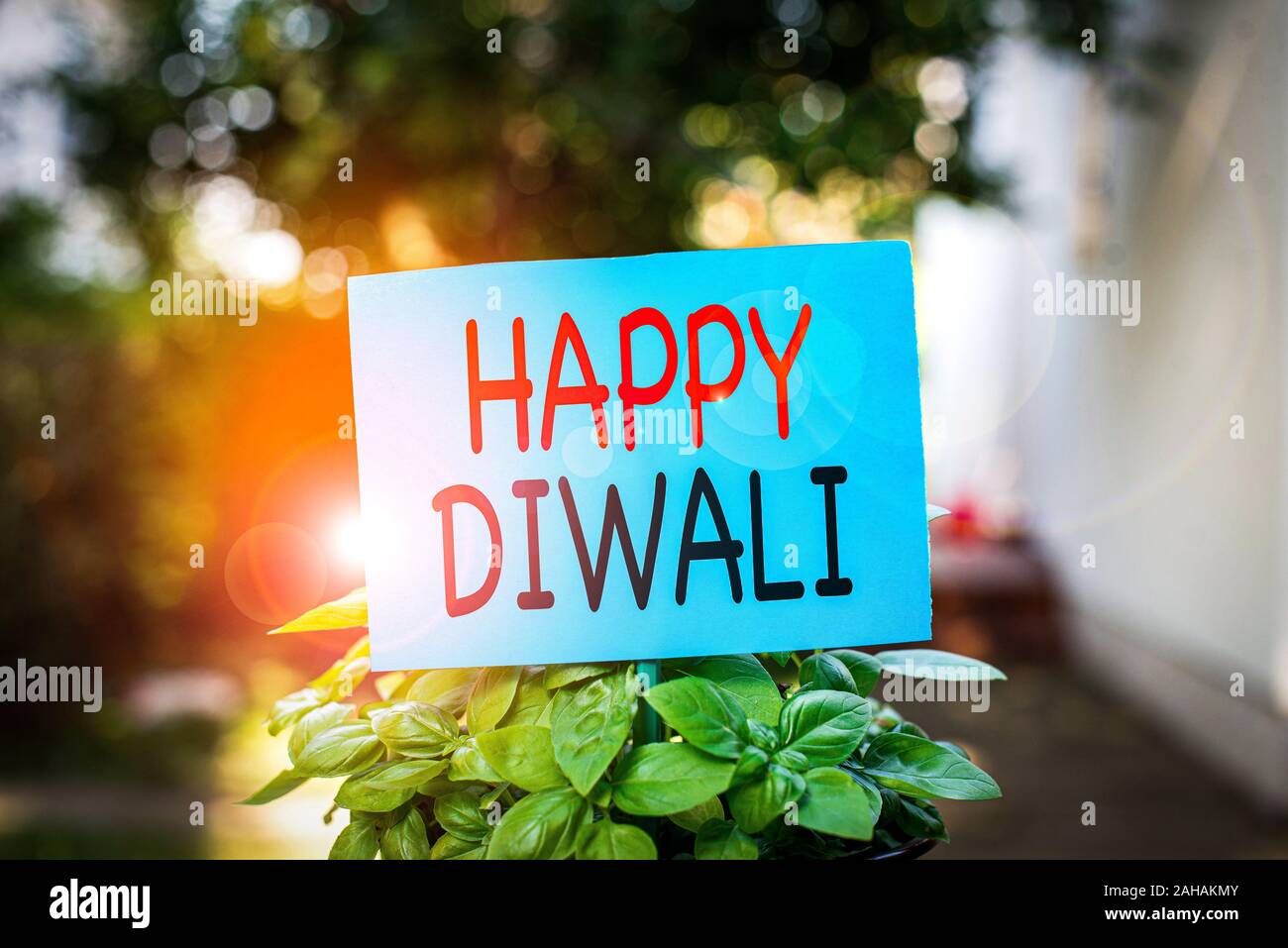 Writing note showing Happy Diwali. Business concept for festival of ...