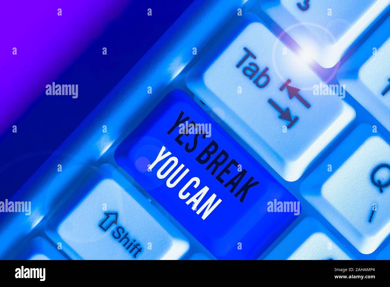 Handwriting text Yes break You Can. Conceptual photo Positivity ... Handwriting text Yes break You Can. Conceptual photo Positivity ...