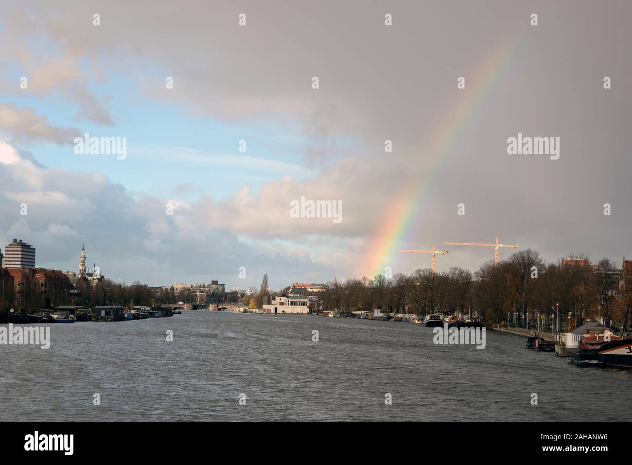 Rainbow building amsterdam hi-res stock photography and images - Alamy