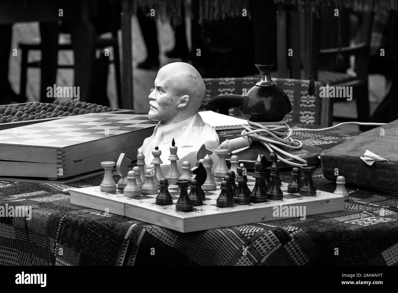 Soviet vintage chess Black and White Stock Photos & Images - Alamy